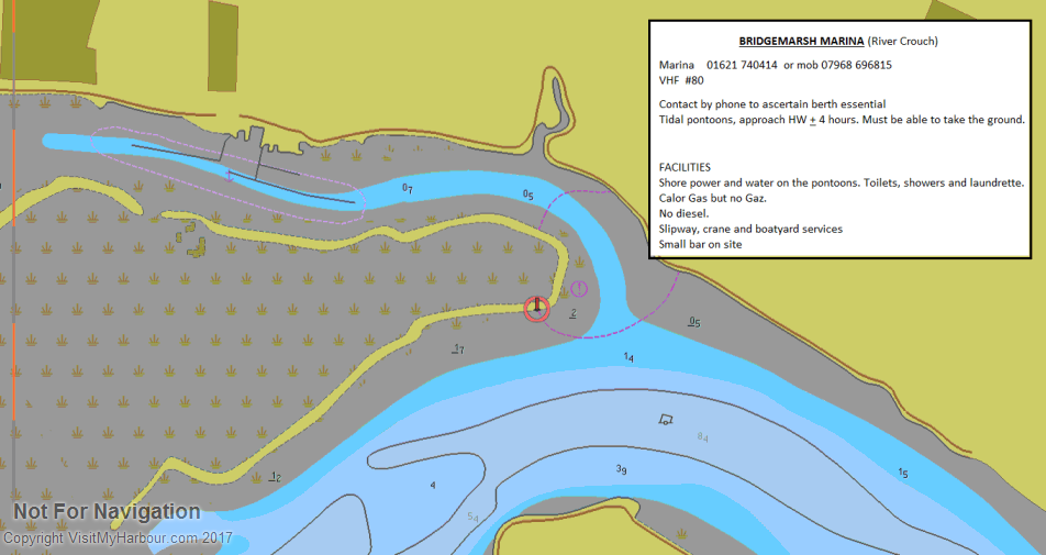 Crouch (River) inc Burnham and Fambridge [Expanded View] - East Coast ...