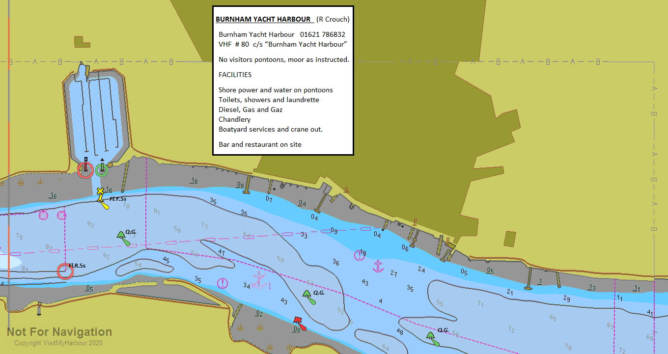 Crouch (River) inc Burnham and Fambridge [Expanded View] - East Coast ...