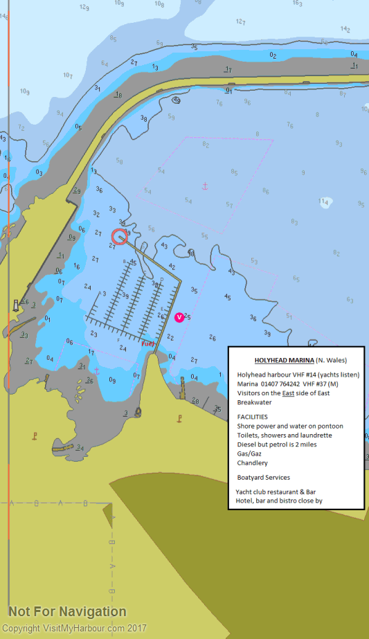 Holyhead Harbour [Expanded View] - Wales, NW England, IoM: pilotage ...